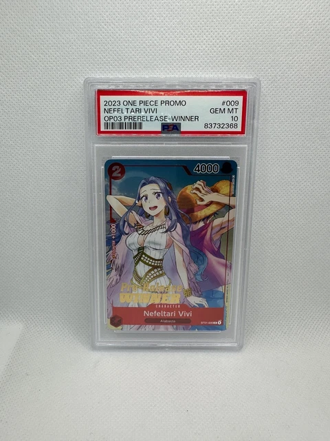 PSA 10 ONE Piece Nefeltari Vivi ST01-009 Pillars of Strength Pre-Release Winner $269.99 ...