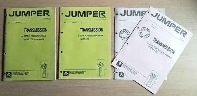 (339A) MANUELS D'ATELIER CITROEN Jumper - Transmission, Boite mécanique ...