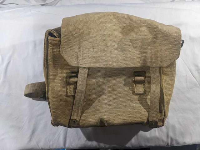 WW2 WWII CANADIAN Canada British Pattern 37 P37 Webbing Small Pack $60. ...