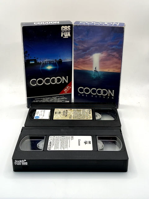 COCOON (1985) & Cocoon The Return (1988) VHS 2-tape Lot $9.99 - PicClick CA