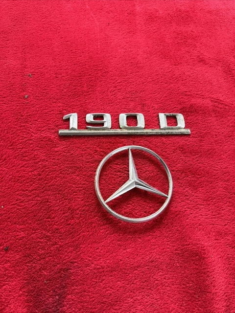 MERCEDES W201 190 Typenschild Original Diesel 2017580058 Benz EUR 20,00 ...