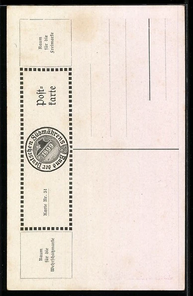 CARTOLINA D'ARTISTA RIFIUTO di uno straniero sposo culto tedesco EUR 7 ...
