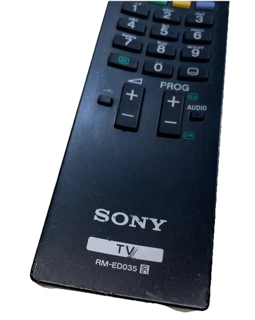 GENUINE ORIGINAL SONY Bravia RM-ED035 TV Remote Control - Tested ...