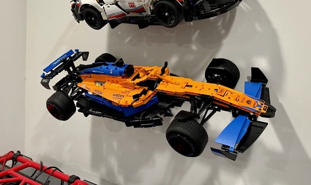 WALL MOUNT STAND For Lego Technic Mclaren F1 Formula 1 Race Car 42141 ...