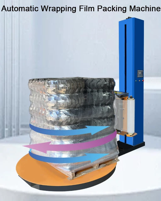 ENVOLVEDORA AUTOMÁTICA DE película de embalaje 110 V envoltura elástica de paletas EUR 5.057,01 ...