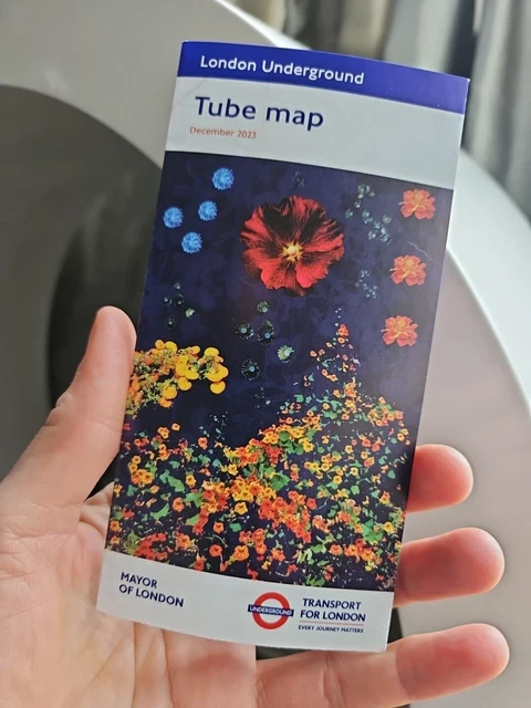 NEW 1X DEC 2023 London Underground Tube MapTFL Edition - Cover Joy ...