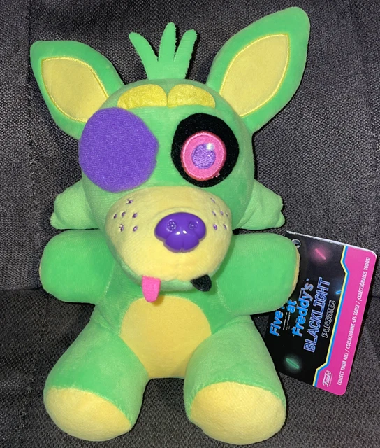 FUNKO {FNAF} FIVE Nights At Freddy's Blacklight GREEN FOXY Plüschtier ...
