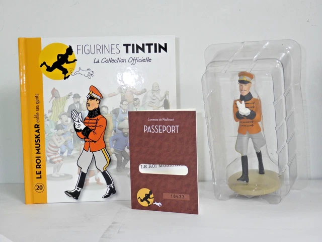FIGURINE TINTIN COLLECTION officielle n°20 Le Roi Muskar EUR 24,99 ...