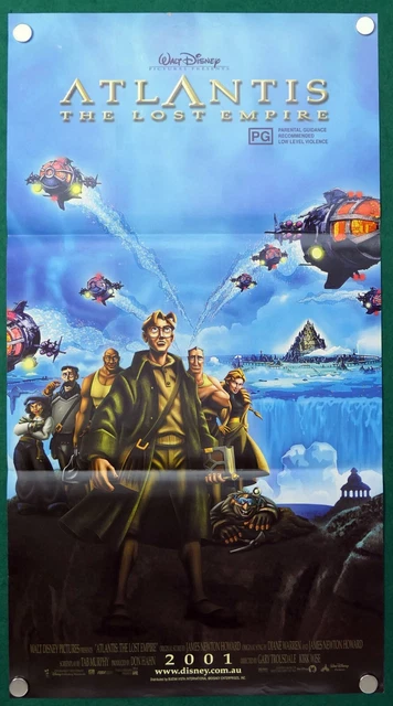 ATLANTIS THE LOST EMPIRE Disney ANIMATION SCI-FI FANTASY Orig Aus ...