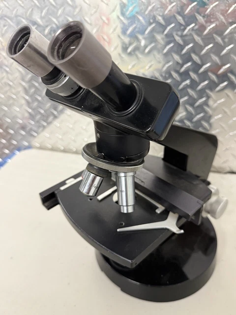 WILD HEERBRUGG SWISS Microscope With 4 Objectives Science £350.00 ...