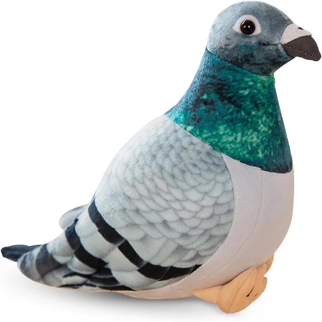 PIGEON PLUSH TOY Pigeon Plush Doll Simulation Pigeon Ornaments Soft and ...