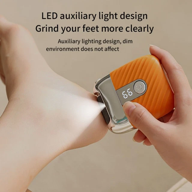 ELECTRIC CALLUS REMOVER with Digital Display Rechargeable for Hard Skin ...