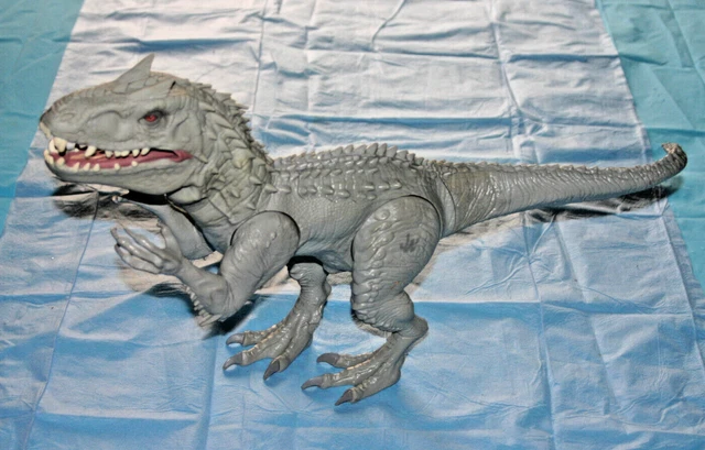 JURASSIC WORLD INDOMINUS Rex (Lights And Sounds, 2014, JW, Missing Tail ...