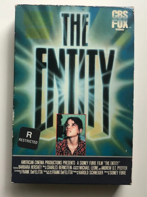 THE ENTITY VHS CBS Fox Drawer Box 1983 Canadian 1st Release Horror NTSC ...