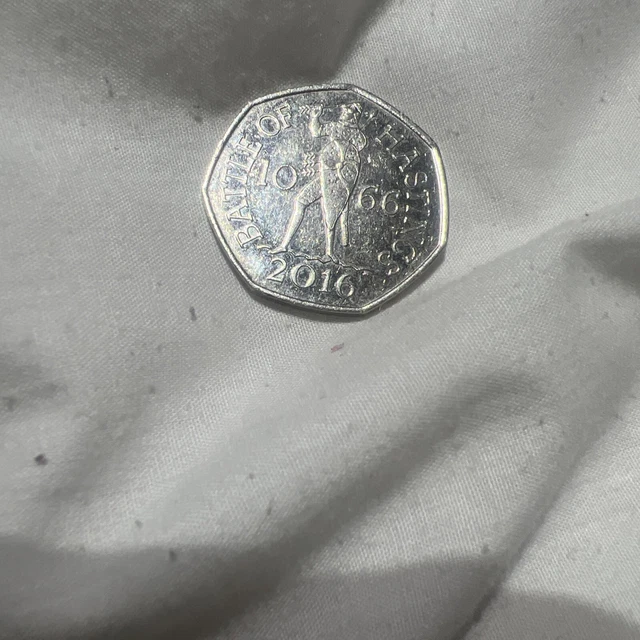 BATTLE OF HASTINGS 2016 50p Rare Coin Hunt Circulated Excellent ...