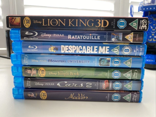 7 X KIDS Movie Bundle Disney Pixar & More Blu Rays Bundle of Films on ...