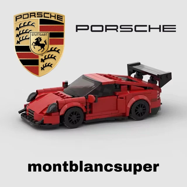 RED PORSCHE 911 GT3 RS 374 Pcs Building Brick Set MOC - FREE DELIVERY ...