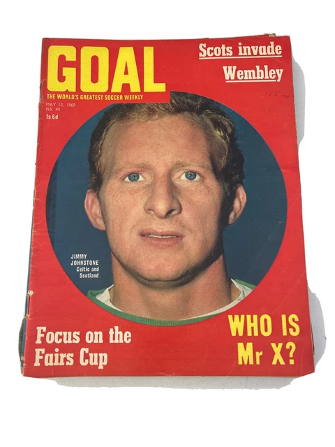GOAL FOOTBALL MAGAZINE. 1968 Bundle x11 Issues no. 40-50 Football ...