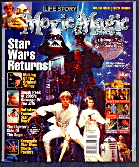 MOVIE MAGIC MAGAZINE Star Wars Returns Deluxe Collectors Edition 2004 £ ...