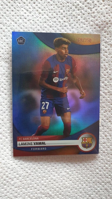 2024 TOPPS FC Barcelona Set Squadre LAMINE YAMAL Parallelo RC Rookie 169/250 EUR 85,00 - PicClick IT