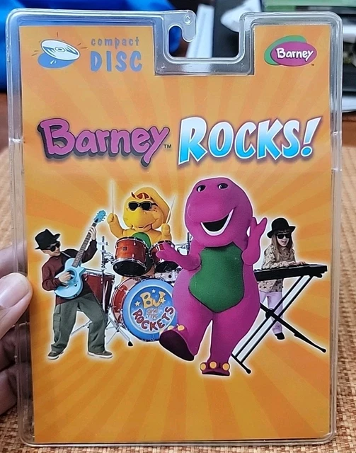 BARNEY ROCKS! BY Barney (Children) (CD #9307, 2000, Hit Ent.) Brand New ...