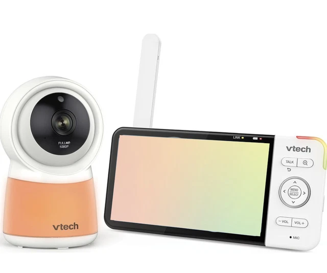 VTECH RM5754HD SMART Wi-Fi 1080p Video Monitor 5 pollici, bianco - WiFi ...