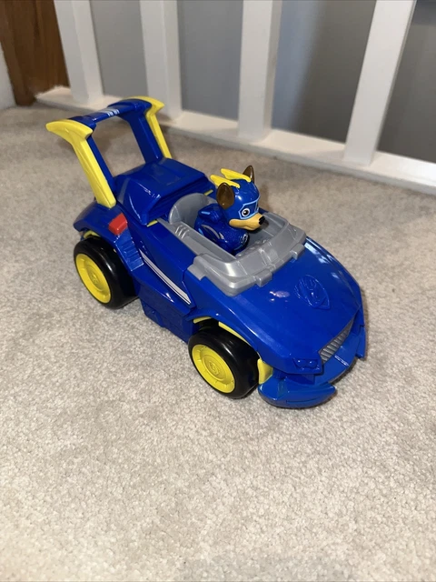 PAW PATROL SUPER Paws Mighty Pup Powered Up Chase Vehicle And Figure £5 ...