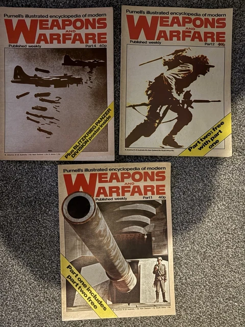 PURNELL’S WEAPONS AND Warfare Part 1, 2 and 4 Magazines Bundle Good ...