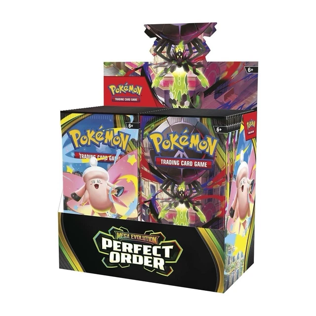 POKÉMON TCG: MEGA Evolution-Perfect Order Booster Display Box (36 Packs ...