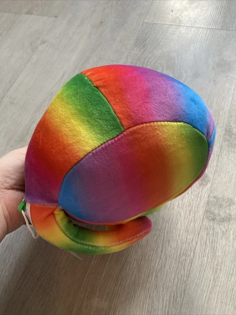 RED NOSE DAY Rainbow Chameleon Plush Soft Toy Squishmallow Type Lizard ...