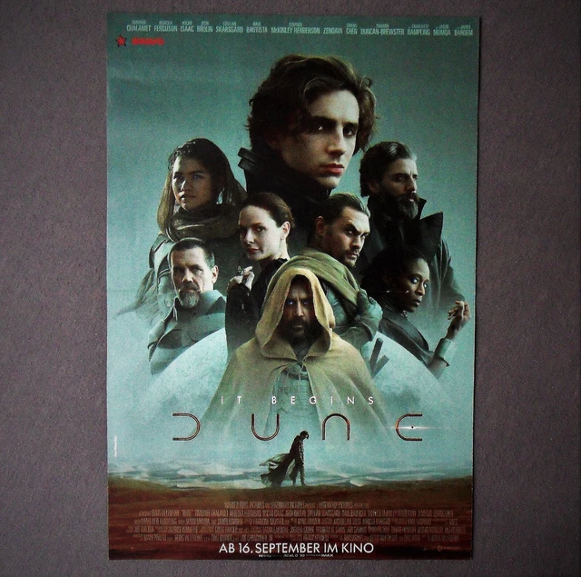 DUNE - A3 Film Poster - Science-Fiction-Film _ Timothée Chalamet # EUR ...