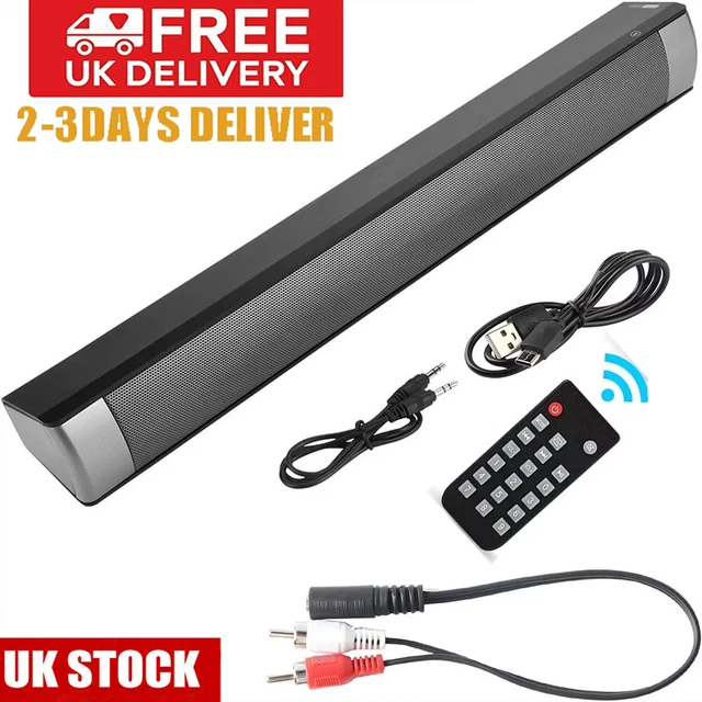 TV HOME THEATER Soundbar Bluetooth Sound Bar Speaker System Subwoofer w ...