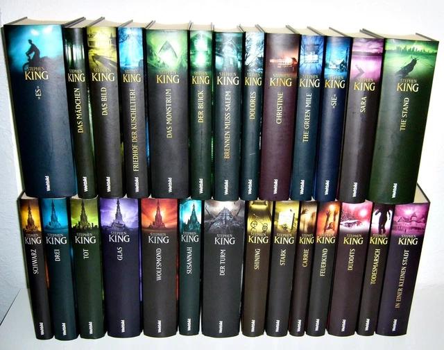 STEPHEN KING ALLE 27 Bände Weltbild Sammleredition, komplette Sammlung ...
