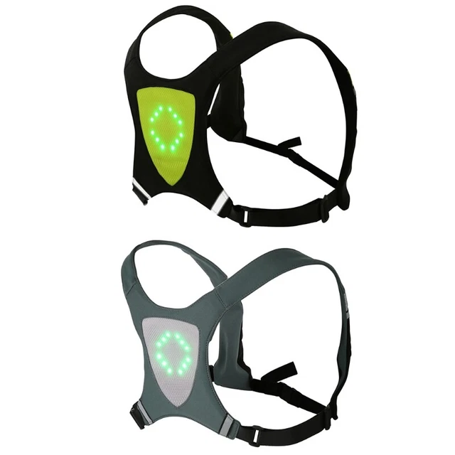 NIGHT LIGHT UP Vest Visibility LED Reflective Vest Running Gear ...