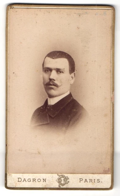 PHOTO DAGRON, PARIS, Portrait de junger Mann avec Bart EUR 2,00 ...