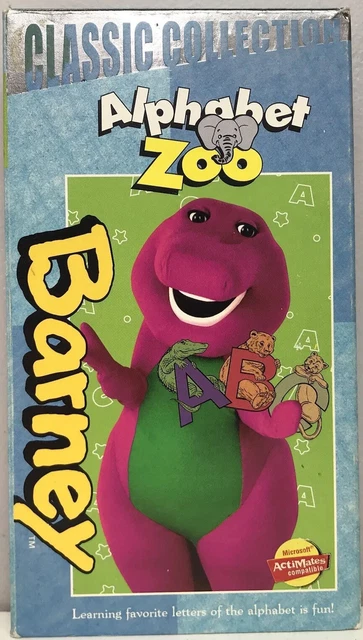 BARNEY & FRIENDS Classic Alphabet Zoo VHS Video Tape ABC Promotional ...