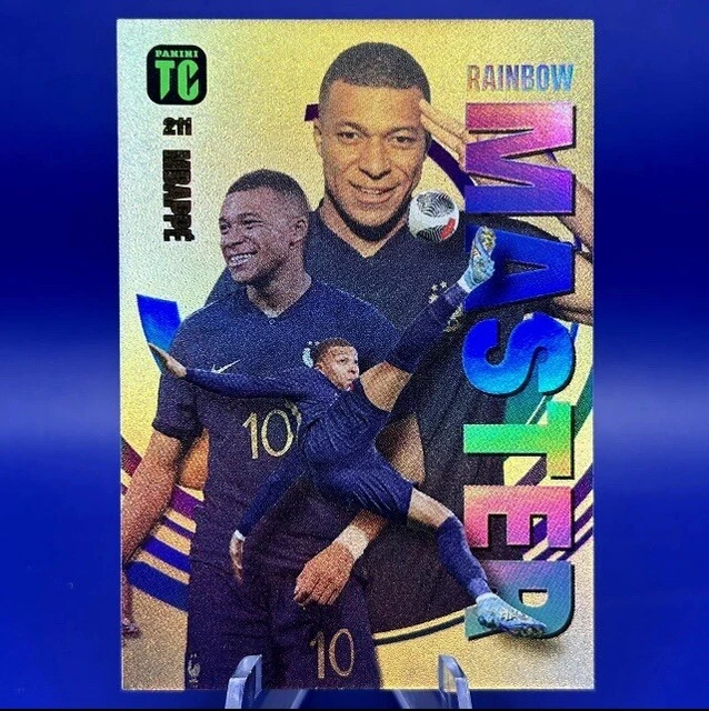 KYLIAN MBAPPE 2024 Panini Top Class Refractor Rainbow Master #211 ...