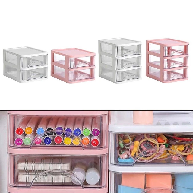 BOÎTE DE RANGEMENT transparente facilement accessible pour fournitures scolaire EUR 23,71 ...