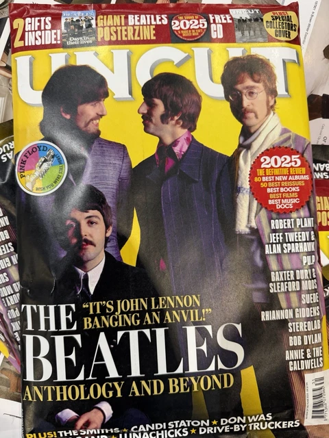 UNCUT MAGAZINE REVIEW of the Year 2025 The Beatles Anthology and Beyond + CD £9.99 - PicClick UK