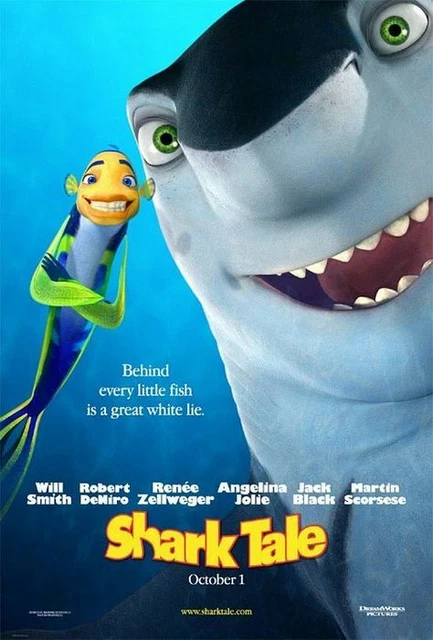 AFFICHE DE FILM Originale Shark Tale (Double Face) (2004) EUR 25,20 ...