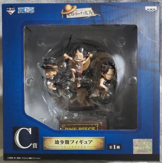 ONE PIECE ICHIBANKUJI Histoire De Bully Double Risque Sépia Figurine ...