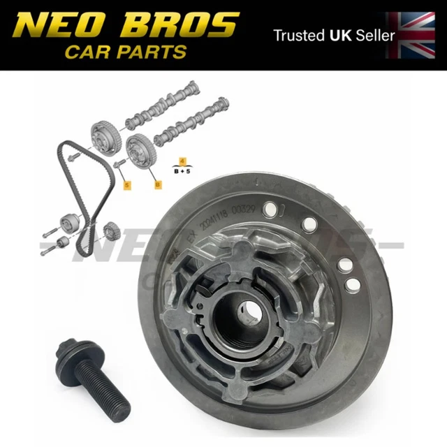 OE EXHAUST CAMSHAFT Vanos Timing Gear Peugeot Partner 1.2 EB2ADT ...
