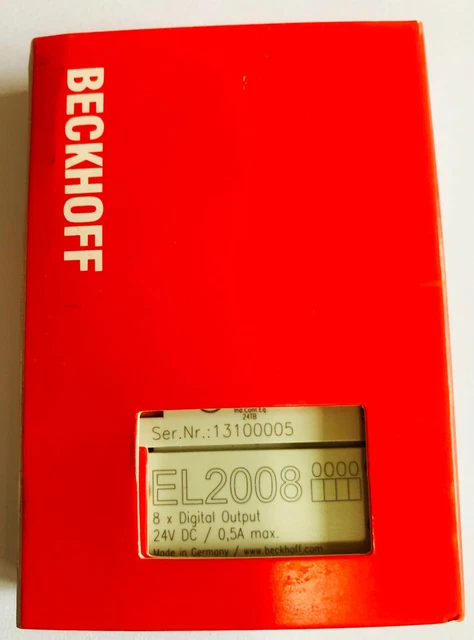 NEW BECKHOFF EL2008 PLC Moudule In Box EL2008 FAST SHIP with warranty ...