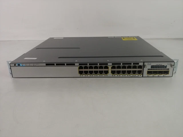 CISCO CATALYST 3750-X WS-C3750X-24T-L 24-Port Gigabit Managed Ethernet ...