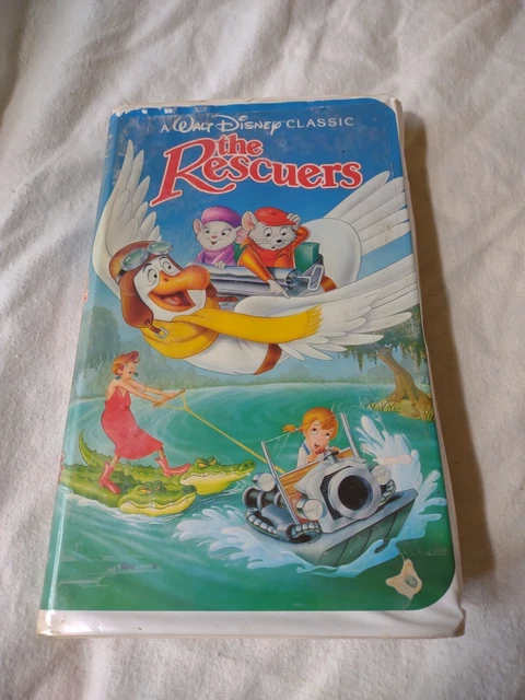 THE RESCUERS & Rescuers Down Under Walt Disney Black Diamond VHS Lot Of ...