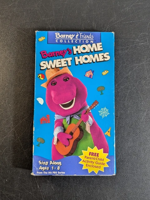 VINTAGE BARNEY & Friends Collection Barney's Home Sweet Homes Video ...