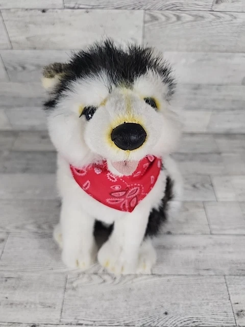 VINTAGE SIBERIAN HUSKY Plush 11" Dog "Holly" An Iceberg Augie's Polar ...