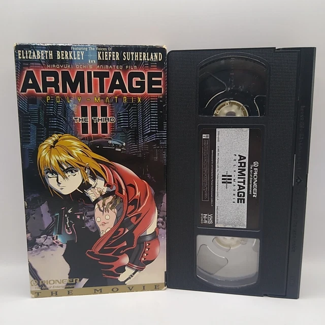 ARMITAGE III THE Third Poly-Matrix: The Movie (VHS, 1997) Animated ...