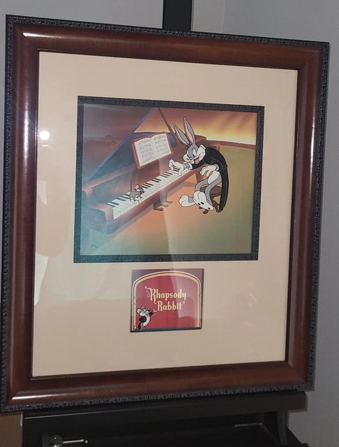 WARNER BROS BUGS Bunny Rhapsody Rabbit Litho Limited edition cel 1998 ... WARNER BROS BUGS Bunny Rhapsody Rabbit Litho Limited edition cel 1998 ...