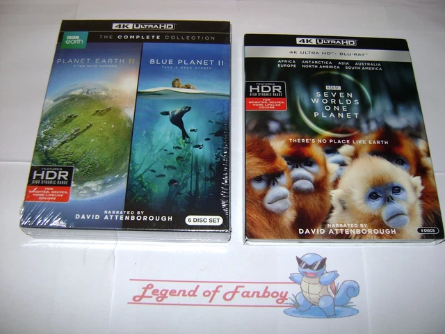 NEW * BBC Planet Earth II & Blue Planet II + Seven Worlds One Planet ...